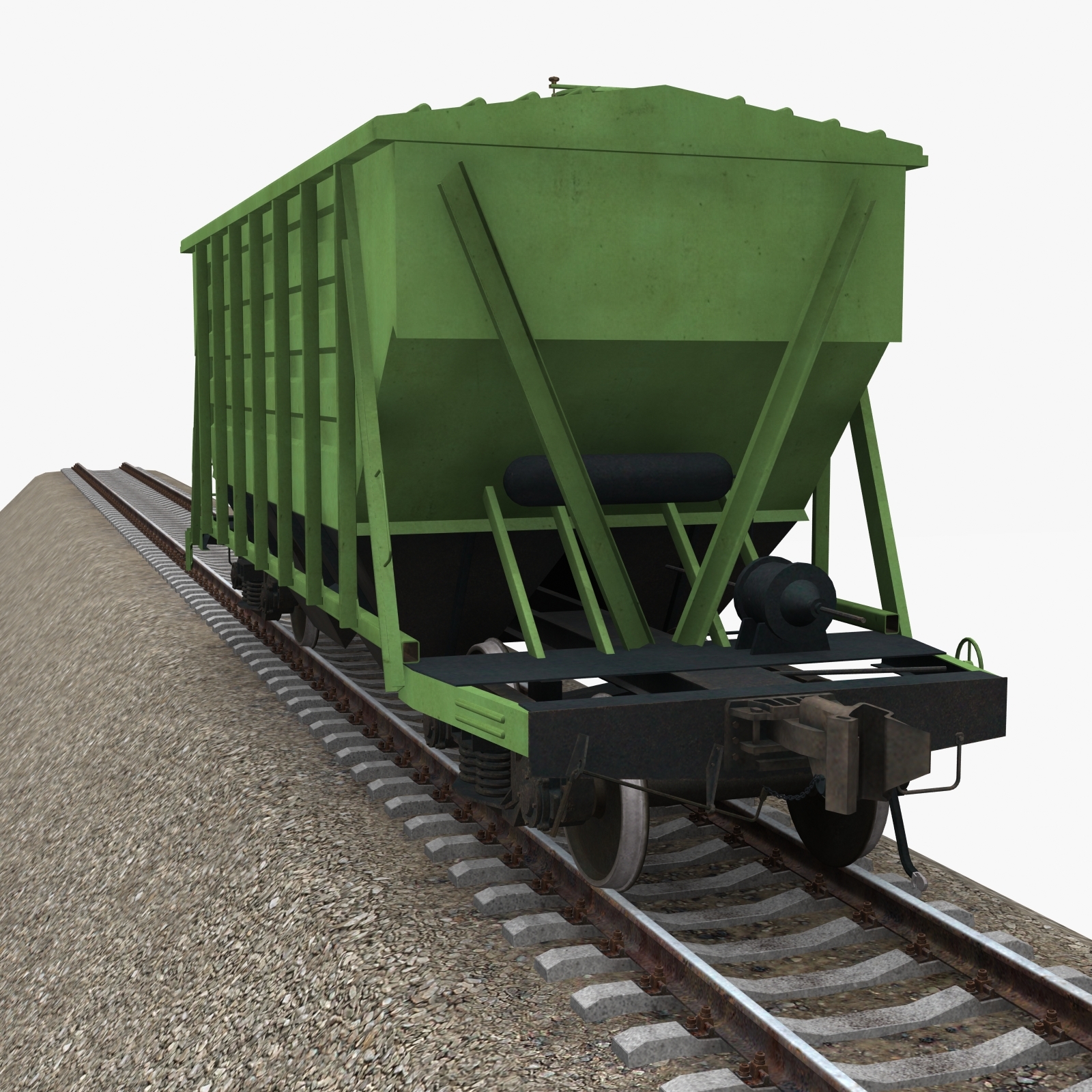 3d russian hopper railway