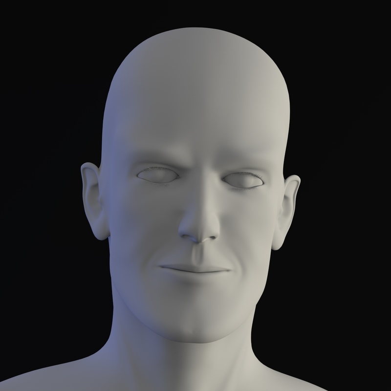 3d male character model