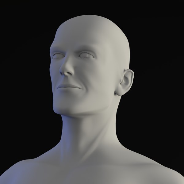 3d male character model