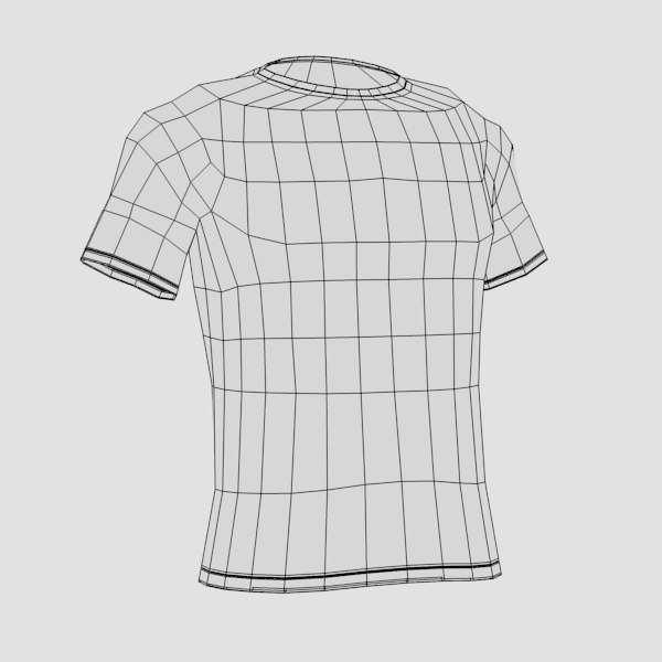 3d model t-shirt t shirt