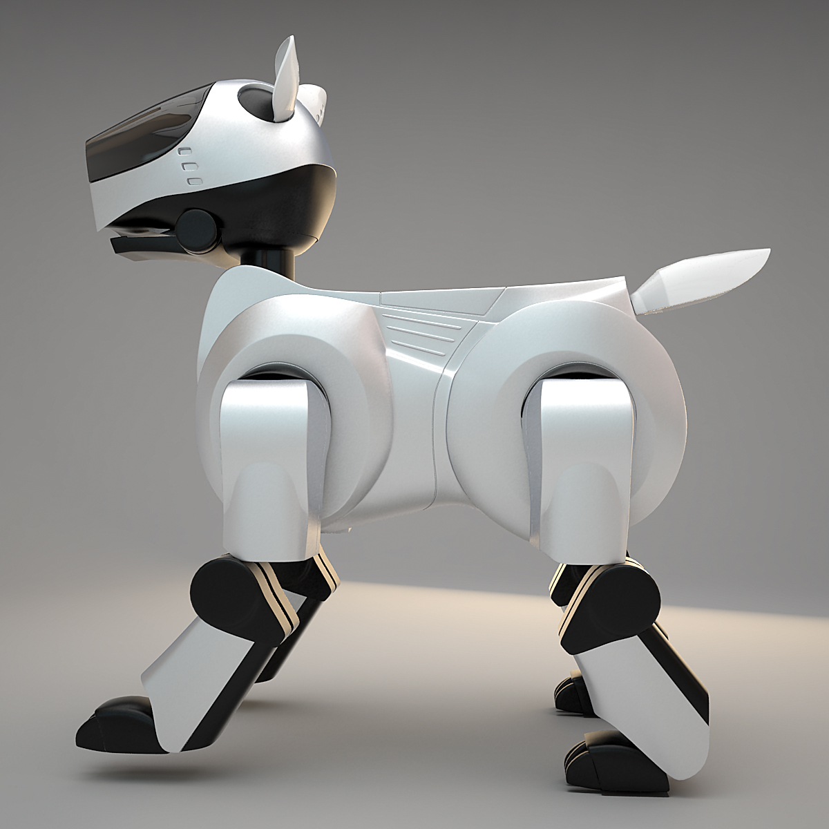 3d sony aibo robot