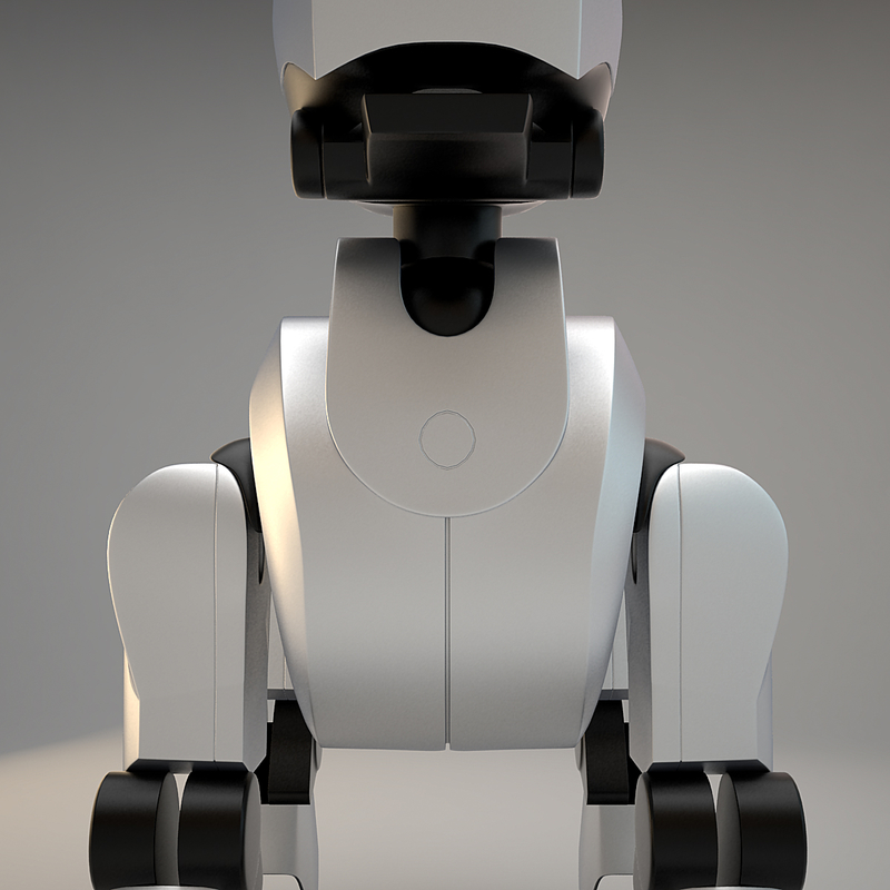 3d sony aibo robot