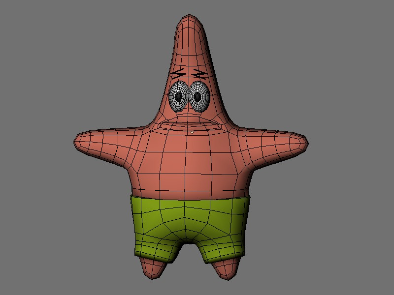 free obj model star