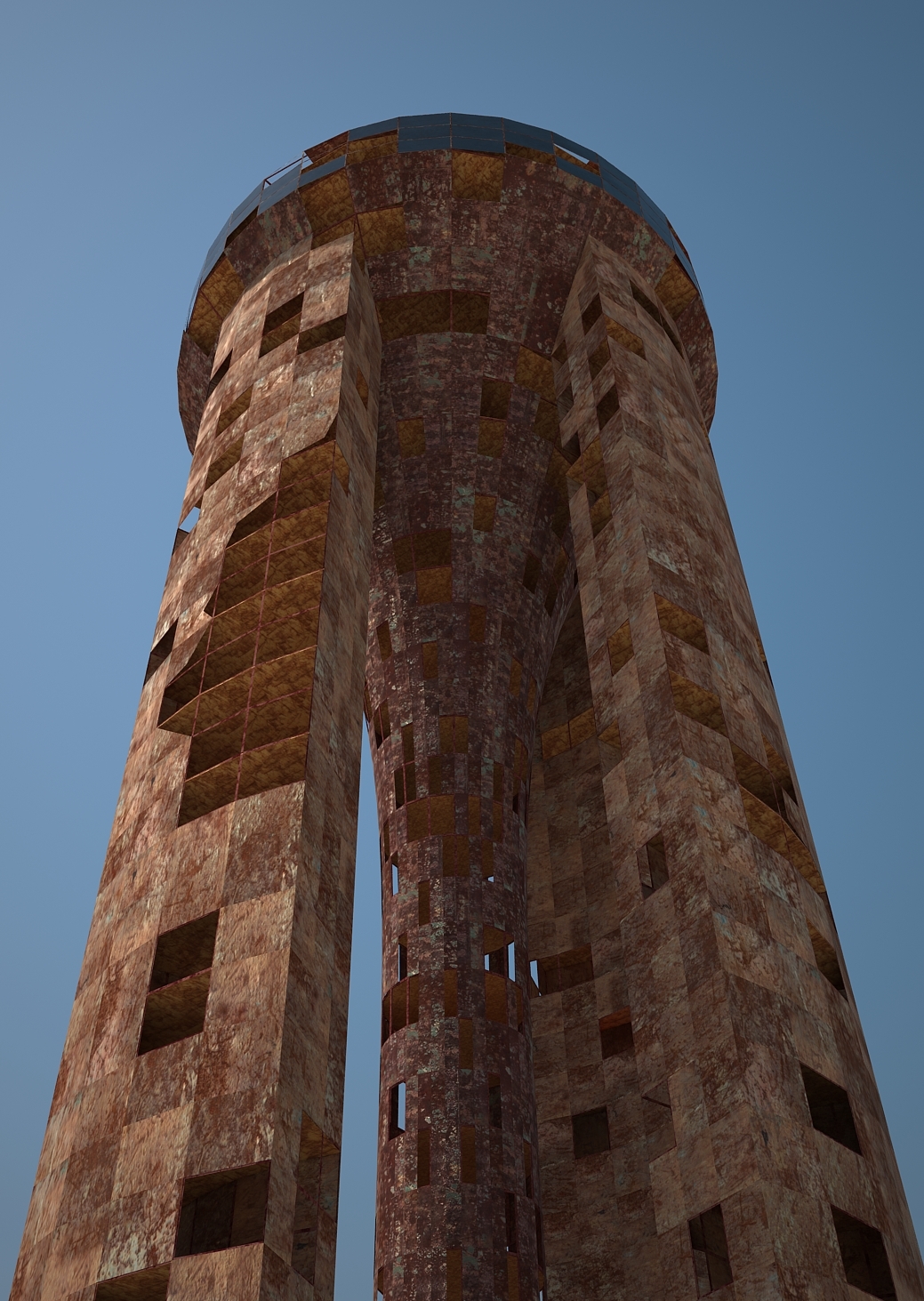 free 3ds mode sci fi towers