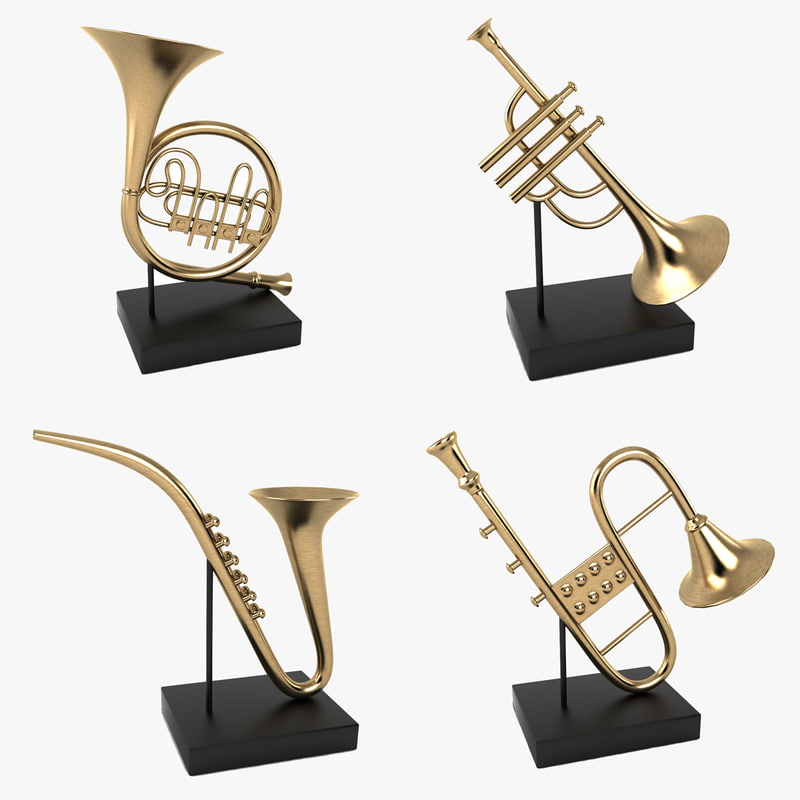 object musical instrument decoration 3d model