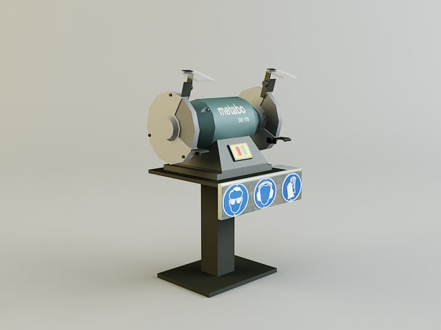 grinding machine 3d model