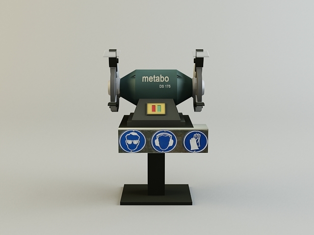 grinding machine 3d model