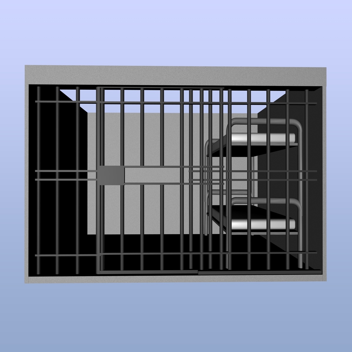 3d model jail cell