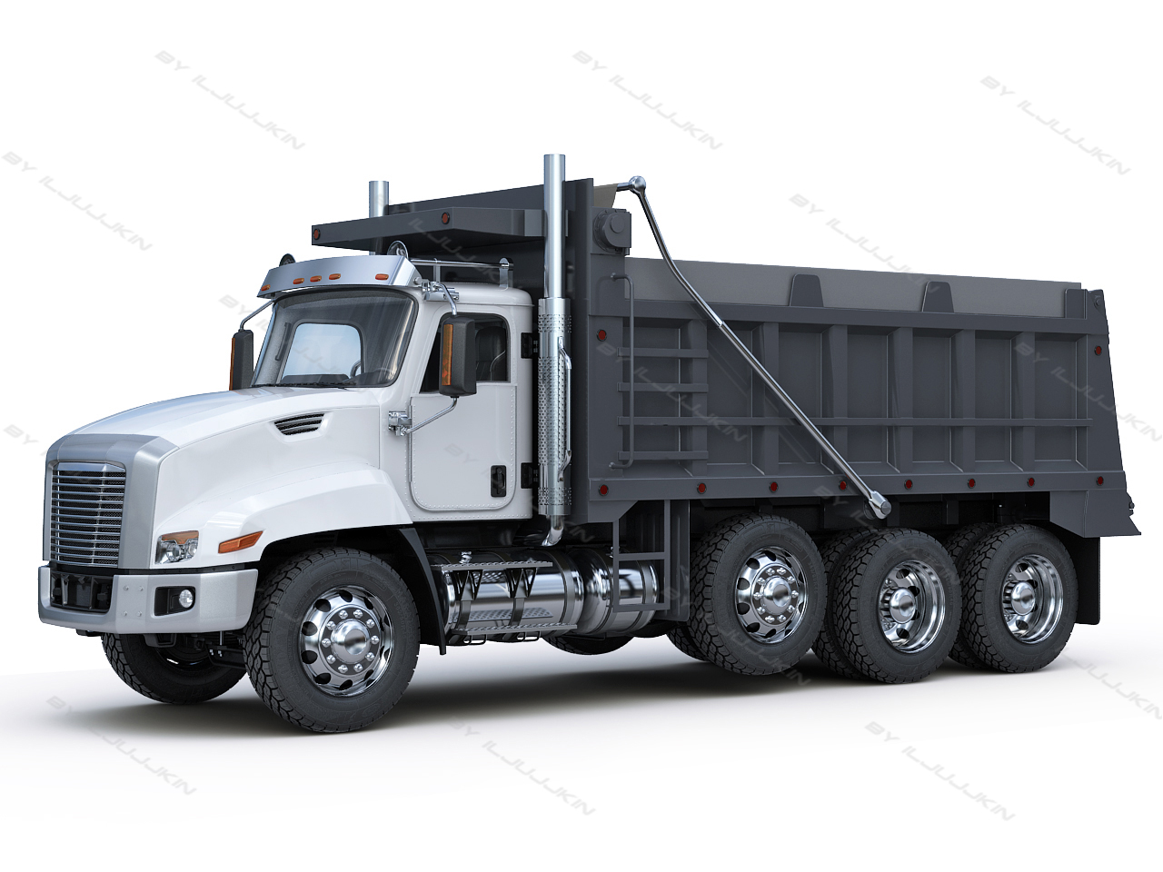 3d truck tipper model