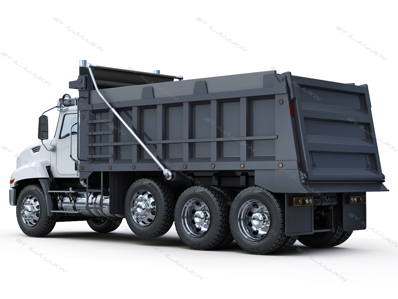 3d truck tipper model