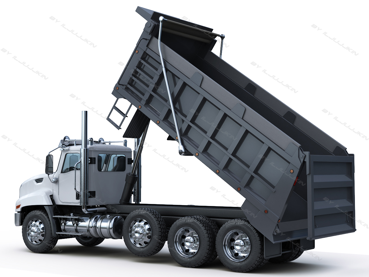3d truck tipper model