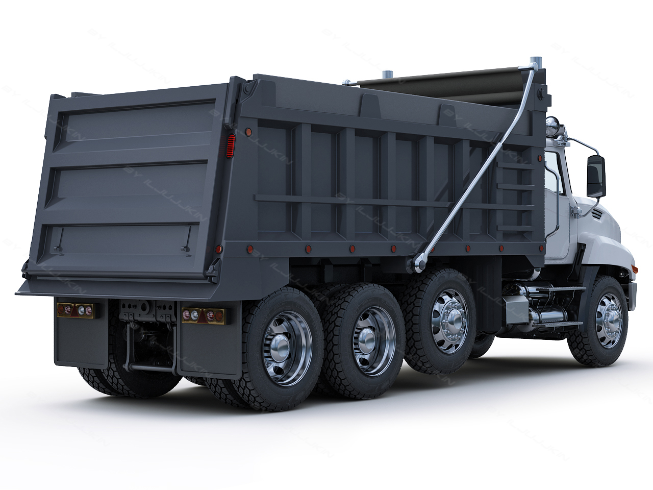 3d truck tipper model