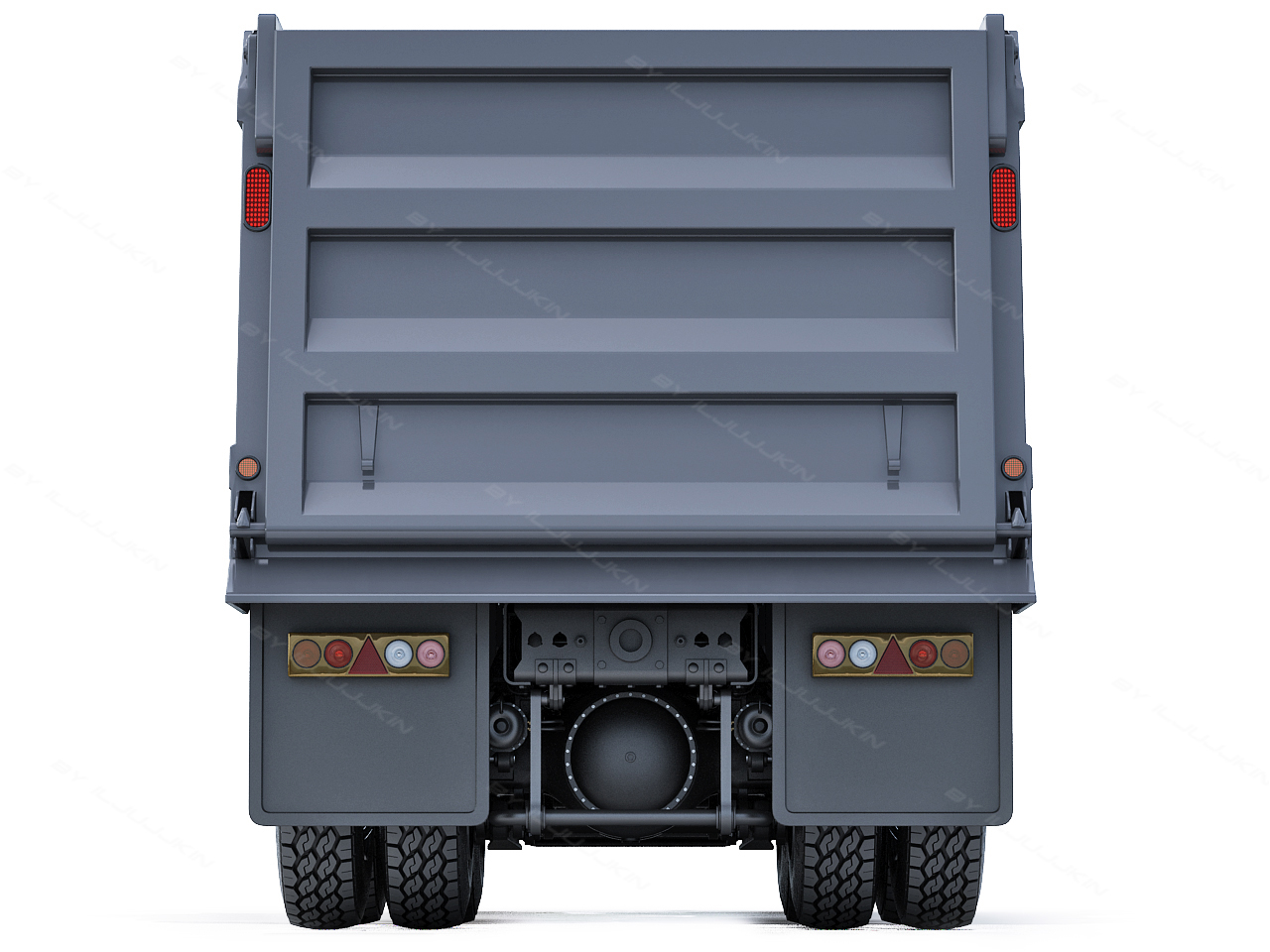 3d truck tipper model