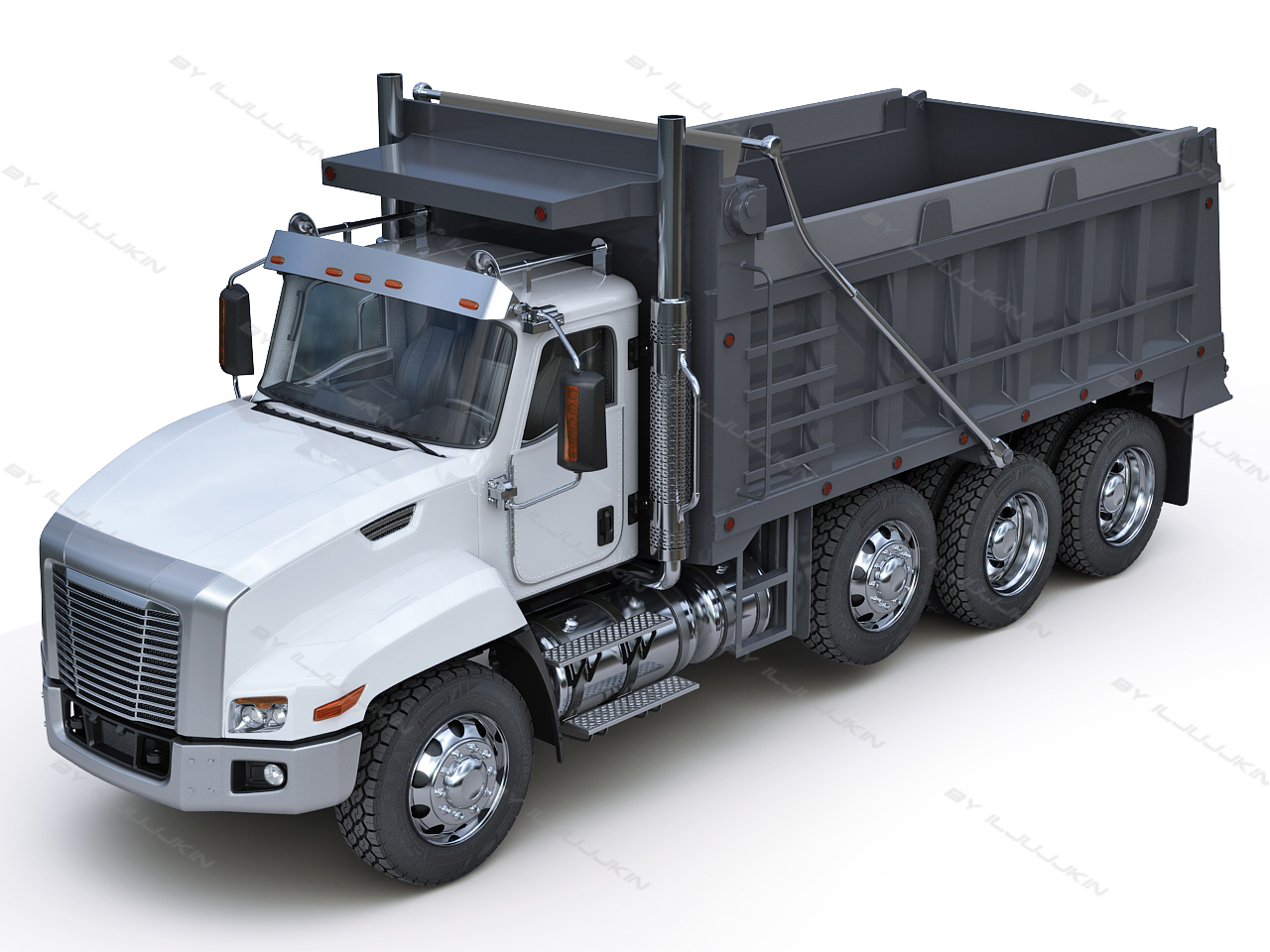 3d truck tipper model