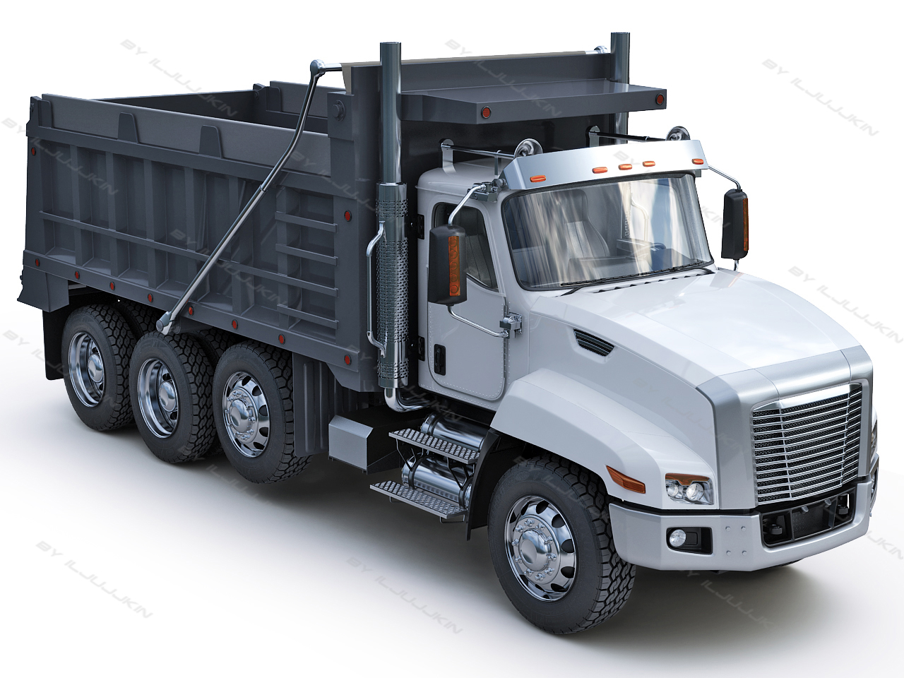 3d truck tipper model