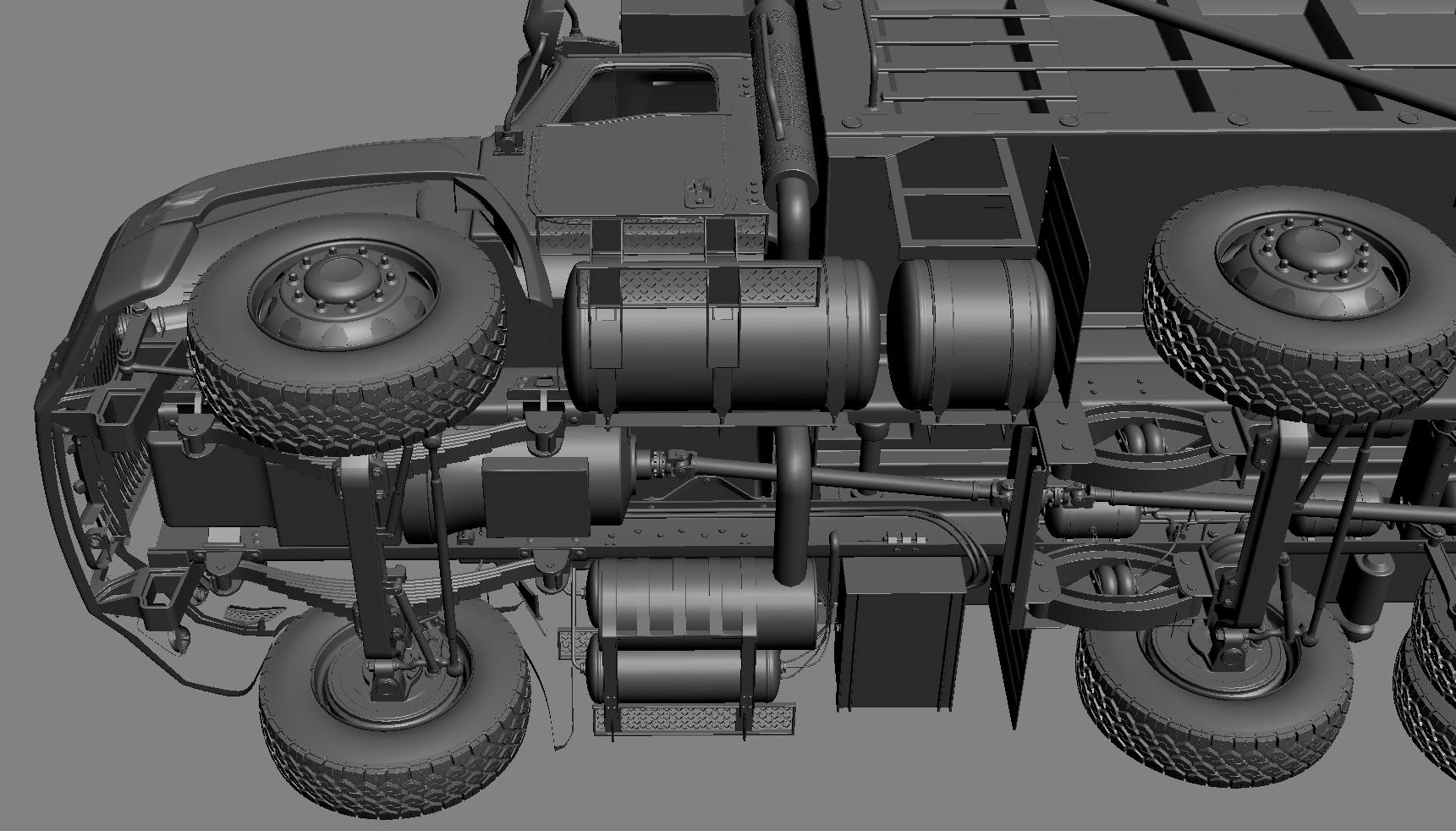 3d truck tipper model