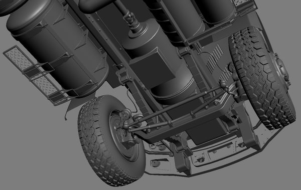 3d truck tipper model