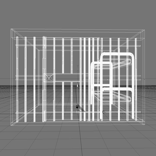 3d model jail cell