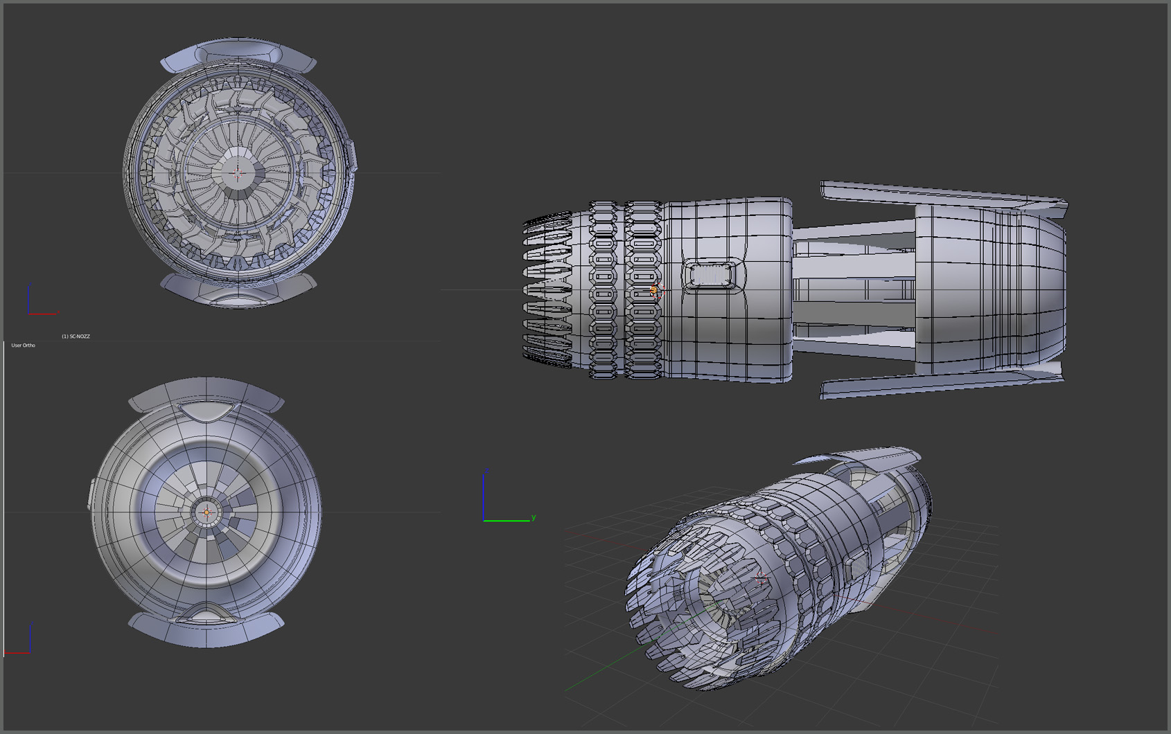 3d stardrive scifi spaceships model