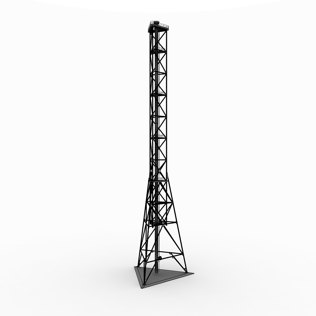 3ds flare stack gas 05