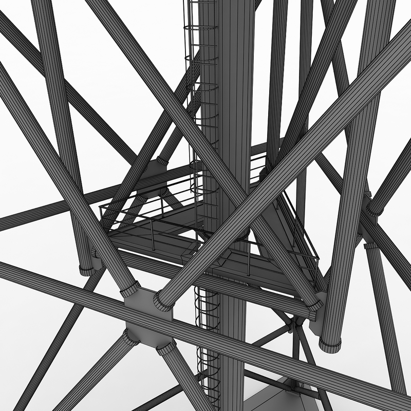 3ds flare stack gas 05