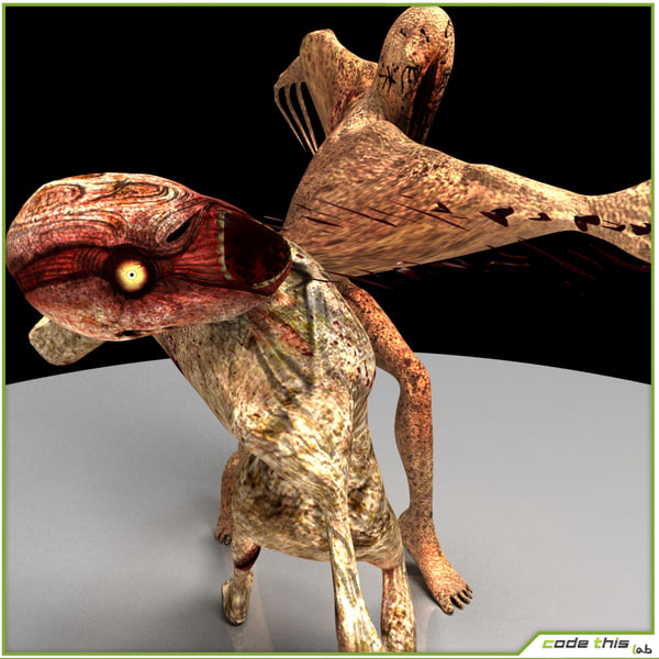 Pack Monsters - Skinless Crawler und Leather Ghost 3D-Modell ...