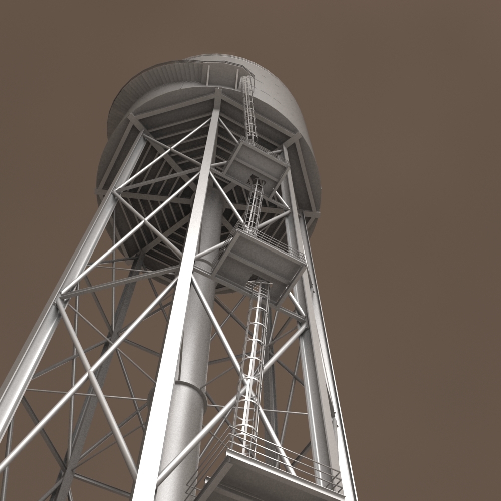 3d dxf water towers