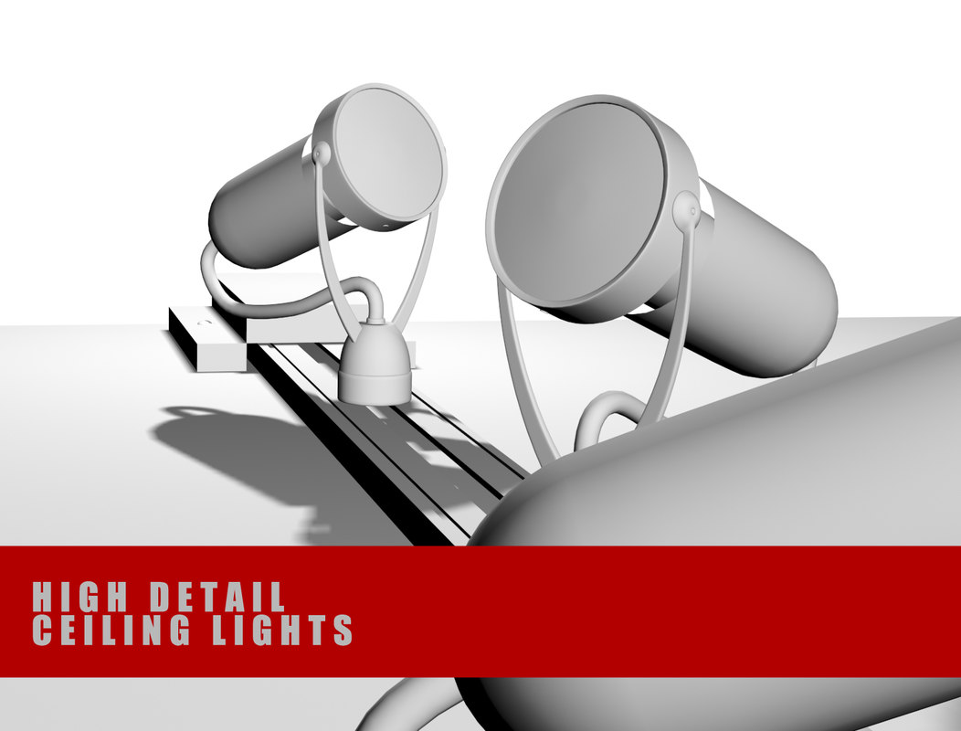 3d max ceiling lights