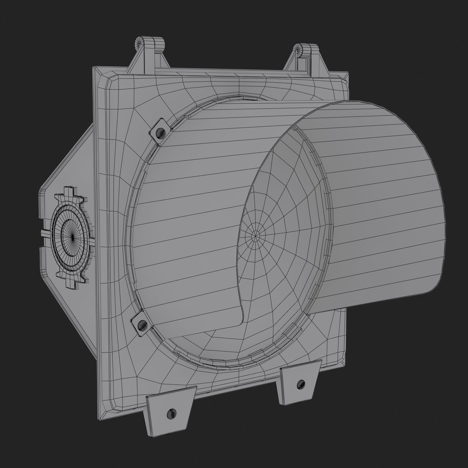 traffic signal stop light 3d model