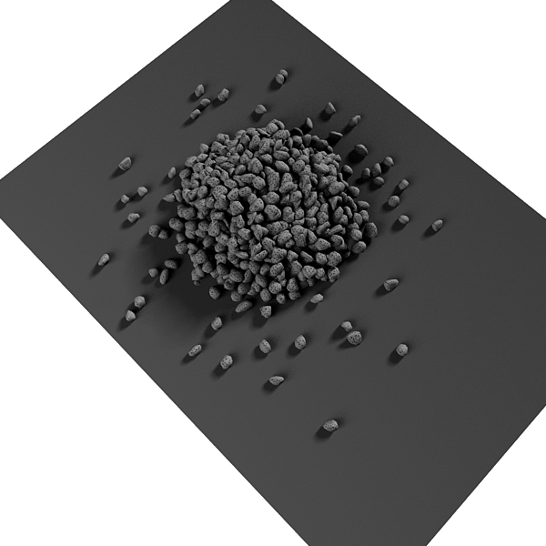 coal pile 3d model