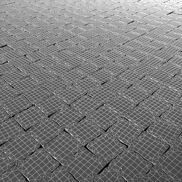 3ds max stone pavement