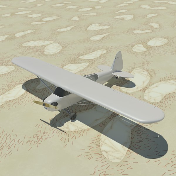 3d piper aircraft model