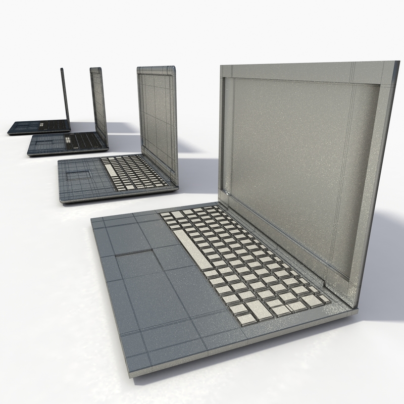 stand laptop 3d model