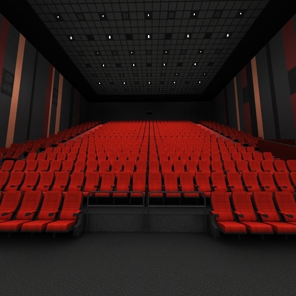 3d model imax interior scene