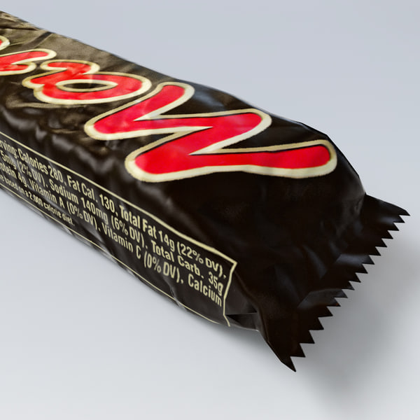 chocolate set snickers 3d 3ds