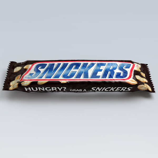 chocolate set snickers 3d 3ds