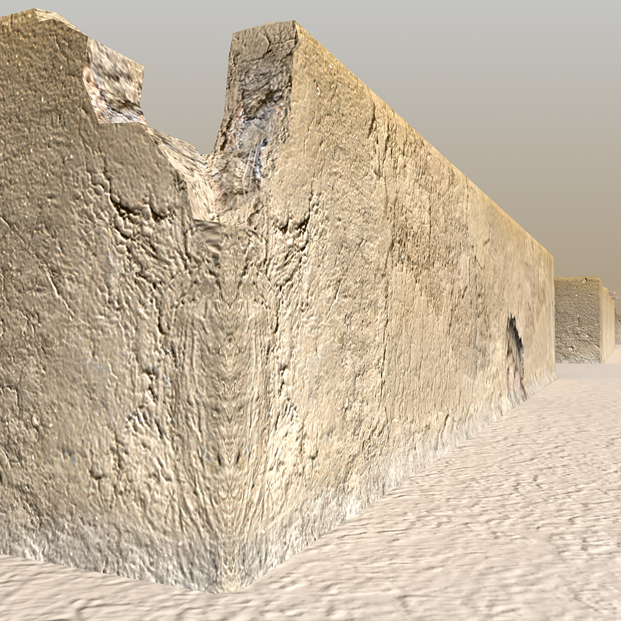 3d 3ds arab mud walls collections