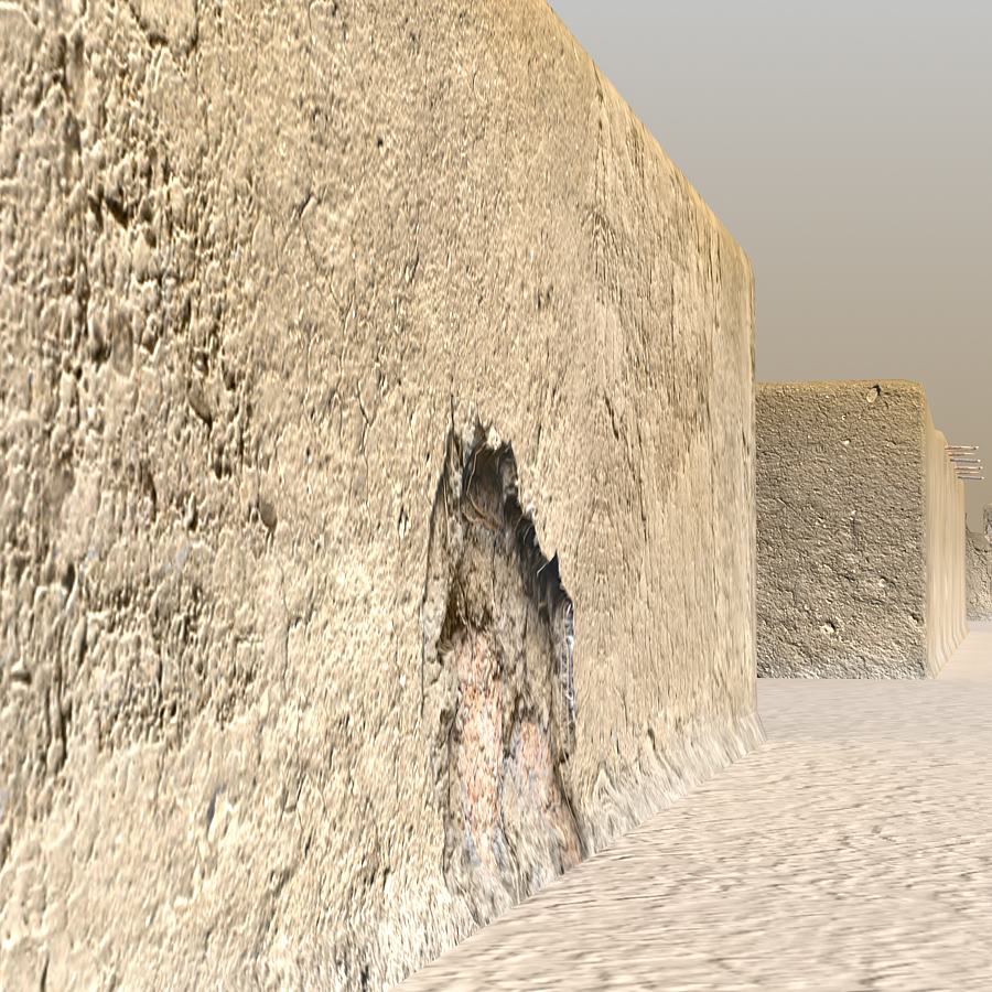 3d 3ds arab mud walls collections