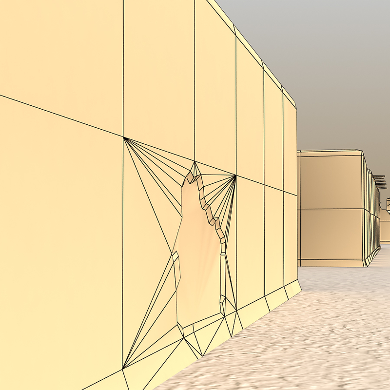 3d 3ds arab mud walls collections
