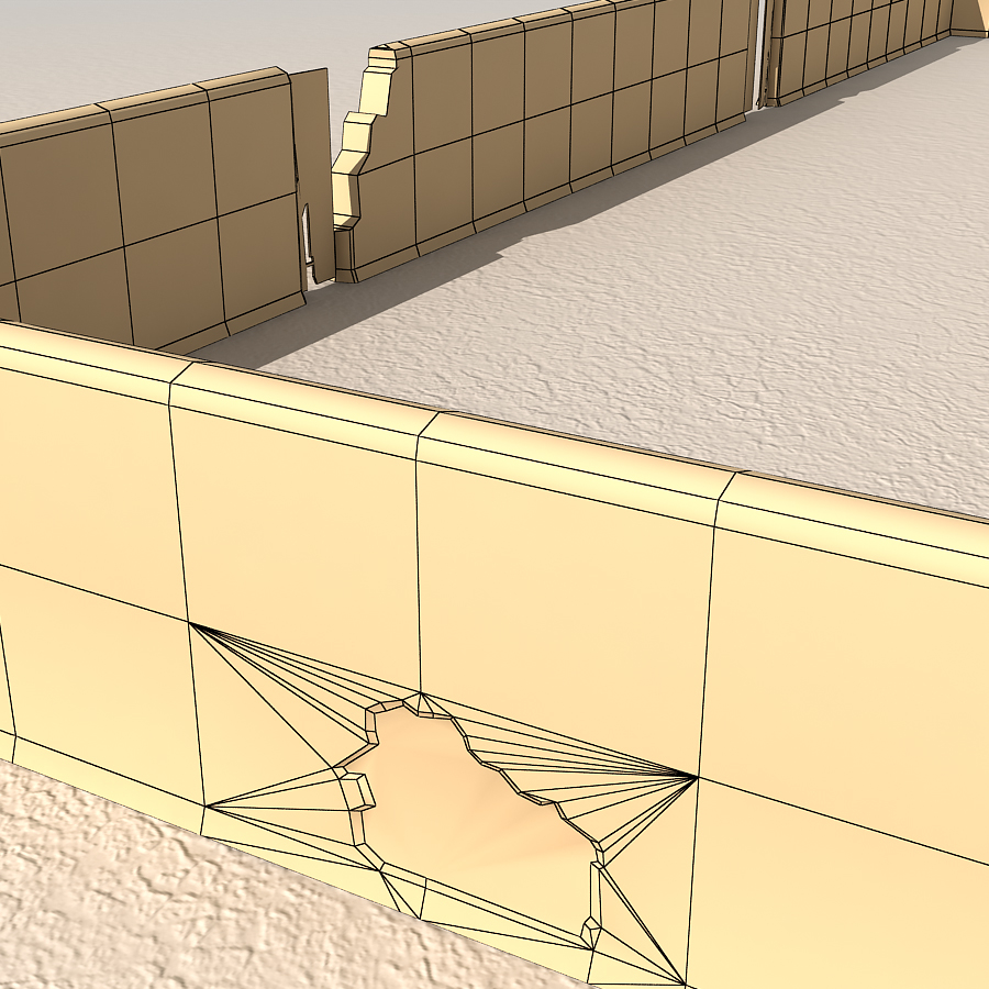 3d 3ds arab mud walls collections