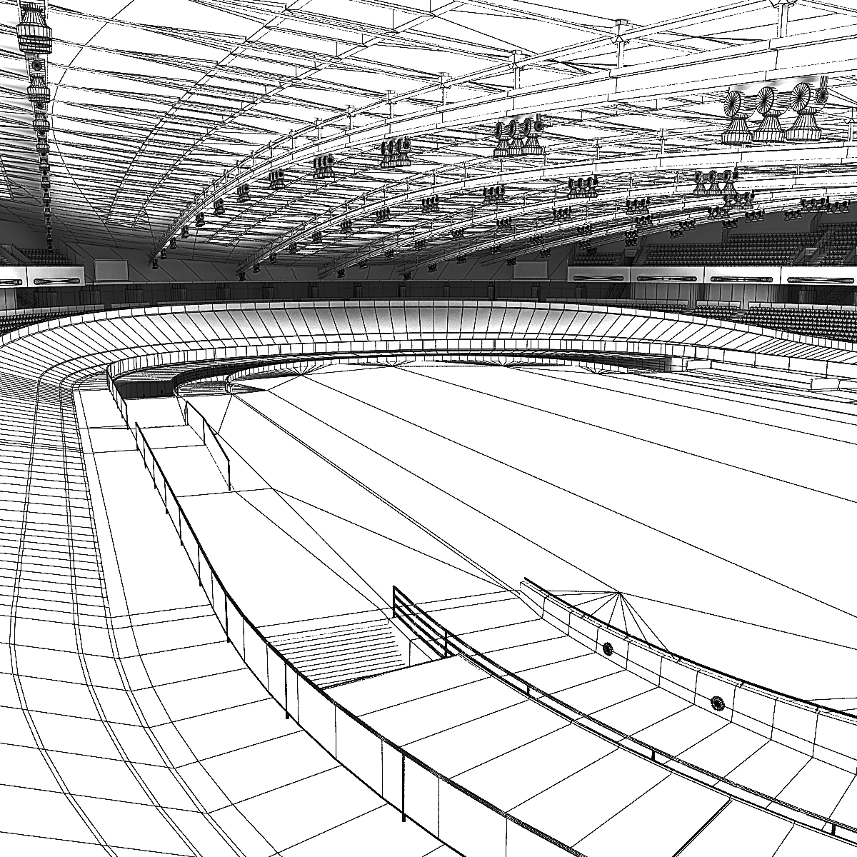 3d velodrome track bike