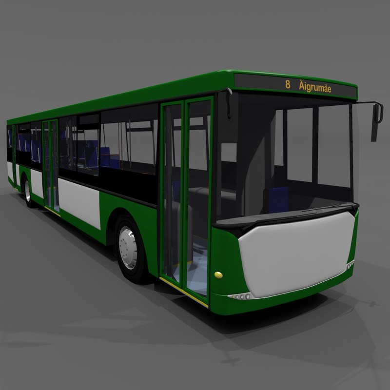 3d bus model