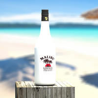 malibu bottle cocktail shot s