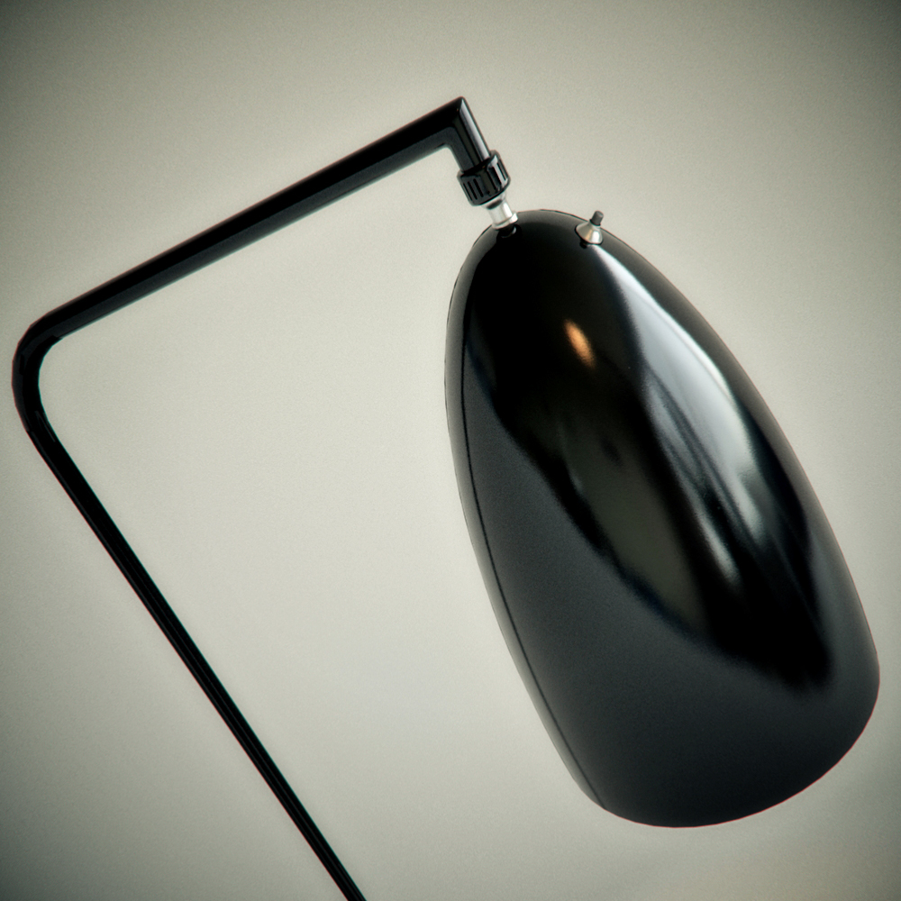 3d grasshopper floor lamp