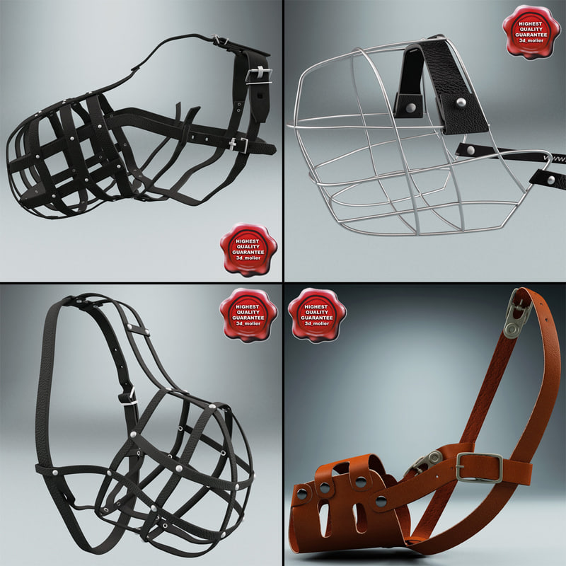 3d model dog muzzles