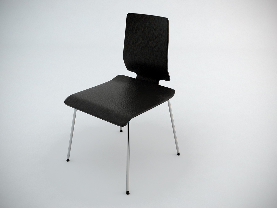 ikea gilbert chair 3d obj