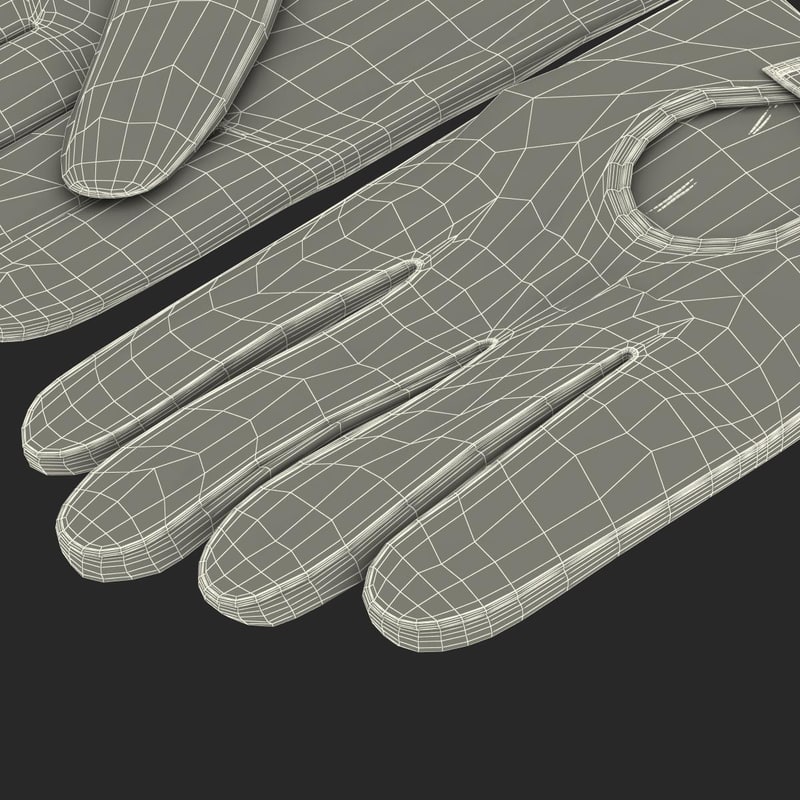 gloves v1 3d max