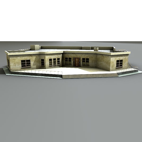 3d house interior building model