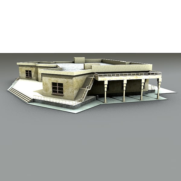 3d house interior building model