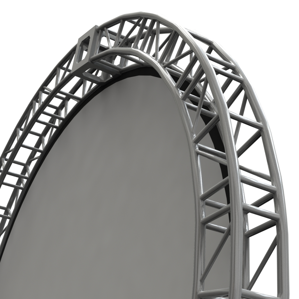 3d screen surround model